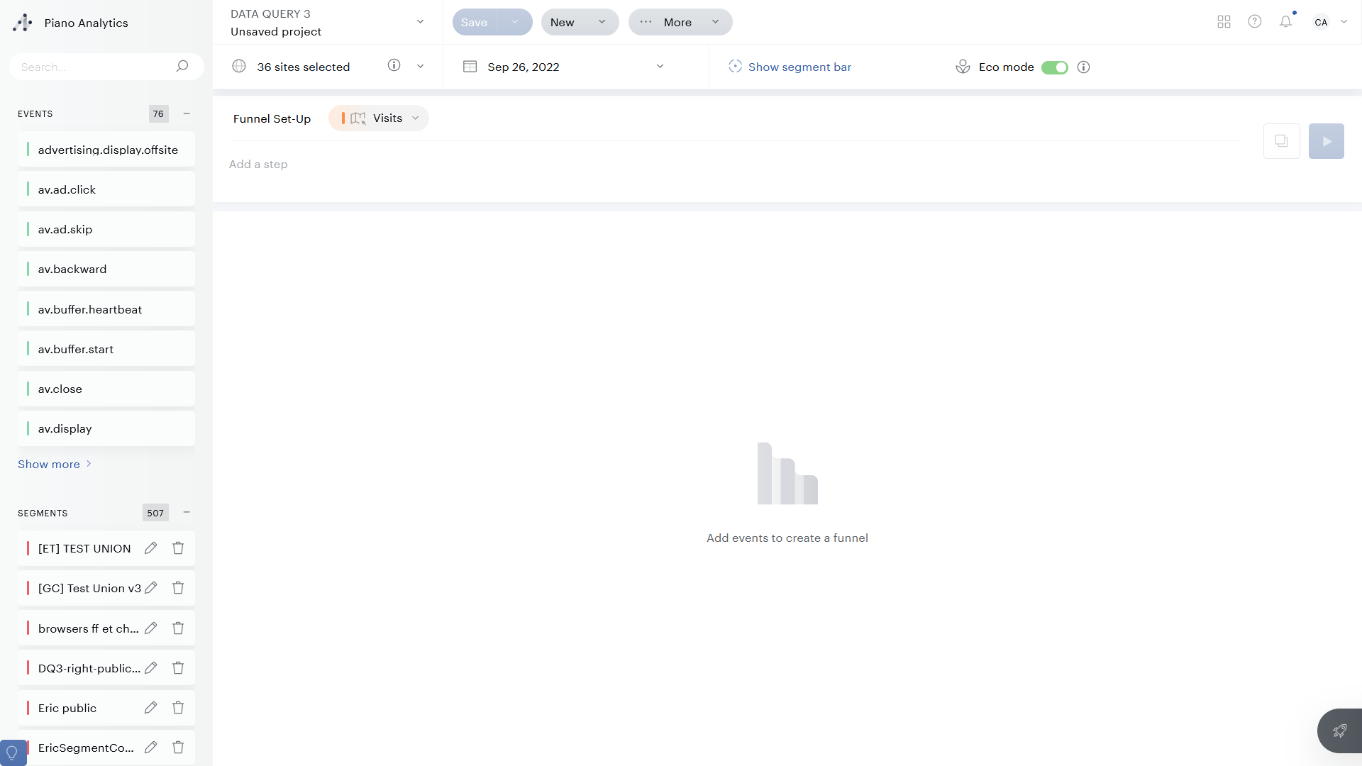 Create Funnels with Data Query